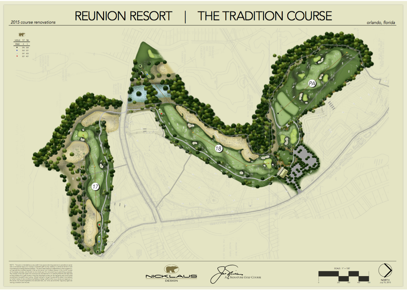 Map Of Orlando Area Golf Courses Map Of Orlando Area Golf Courses